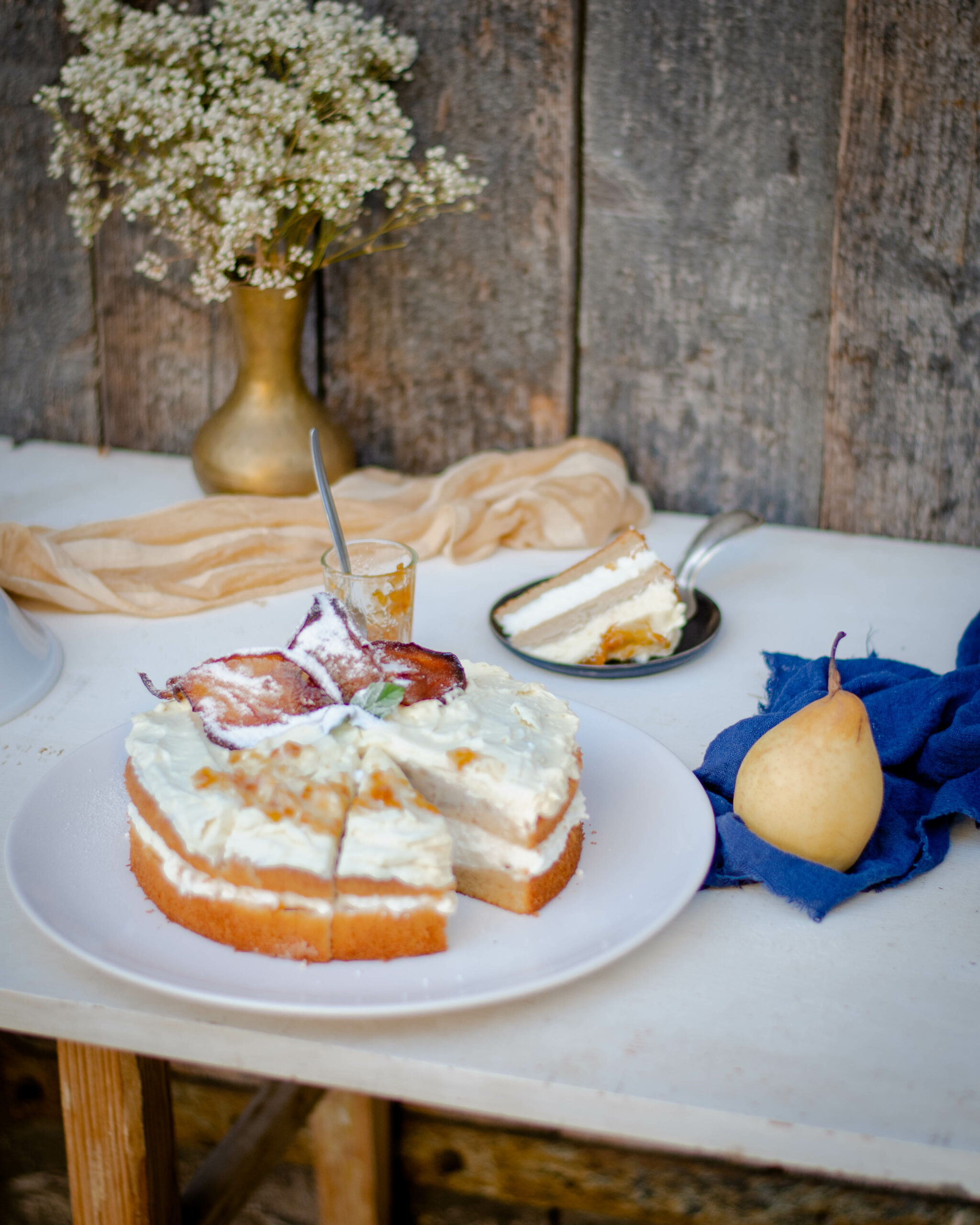 Hrušková lahodná torta - recepis.sk - denne nové recepty pre celú rodinu